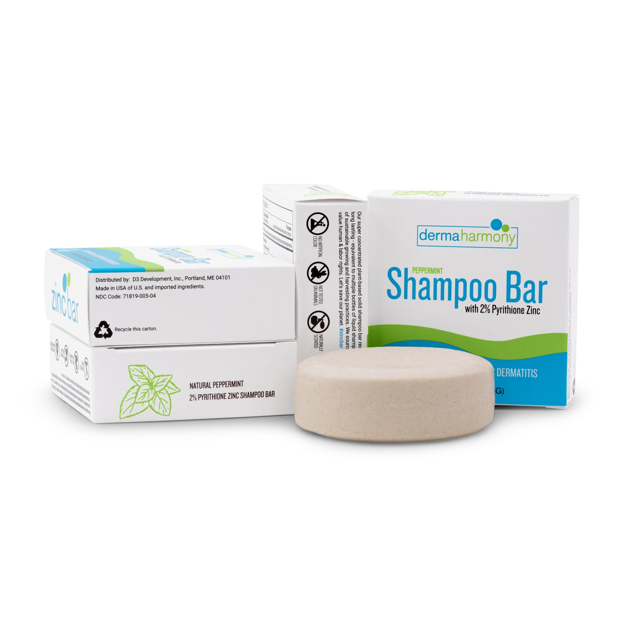 Dandruff and Seborrheic Dermatitis Shampoo Bar - DermaHarmony