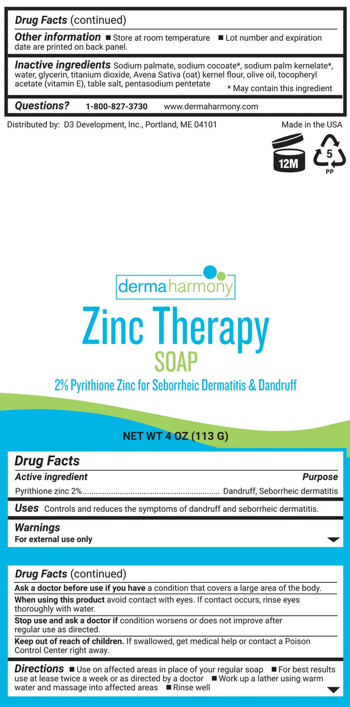 2% Zinc Pyrithione (ZNP BAR) Soap - DermaHarmony